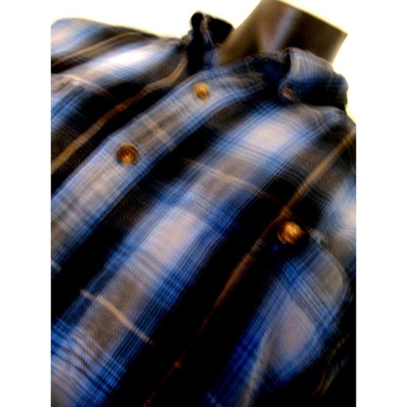 Gander Mountain | Shirts | Gander Mtn Guide Series Blue Plaid Flannel ...